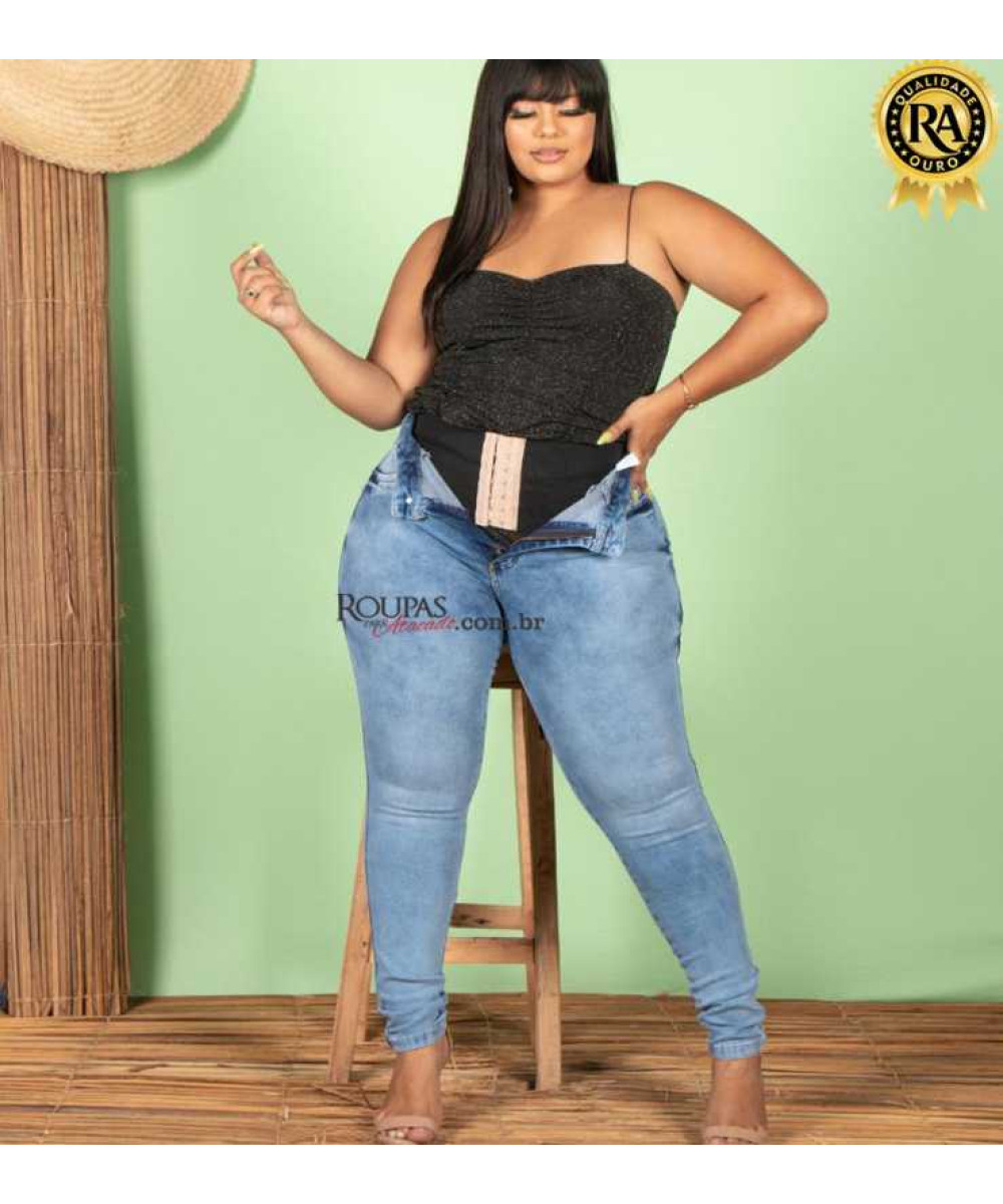 Calça Jeans Lipo Plus Size - No atacado