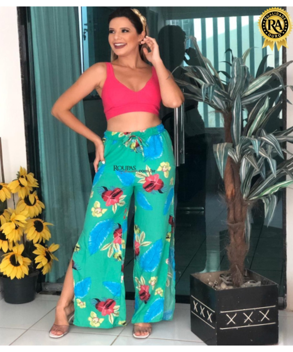 Calça Pantalona Feminina - No Atacado